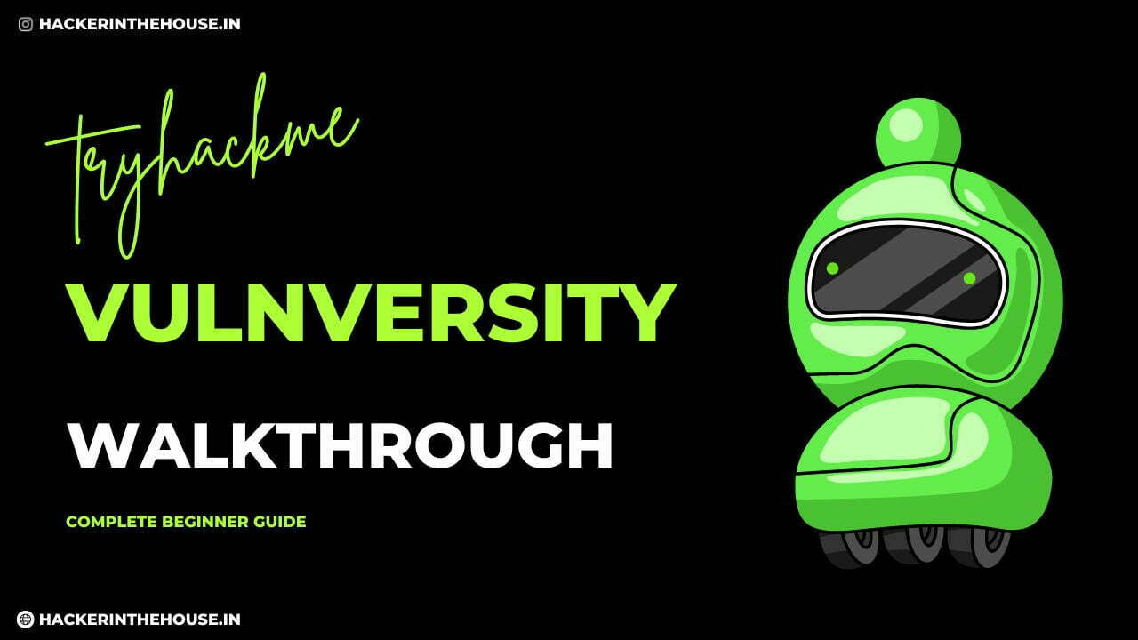 Tryhackme Vulnversity Walkthrough Hith Blog Hackerinthehouse